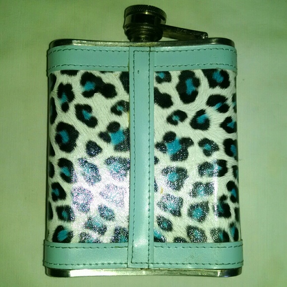 Dining | Vintage Leopard Print Fashion Flask | Poshmark